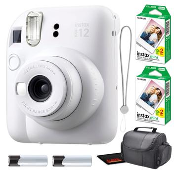 Câmera Instax Mini 12 Fujifilm Clay White - Com Filmes - Câmeras ...