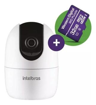 Câmera Inteligente Visão 360 Full HD iM4 C com MIcroSD 32GB Branca Intelbras - Câmera ...
