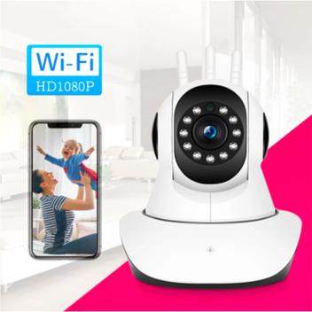 Camera Ip Babá Eletrônica s/Fio Wifi Gravação Tempo Real, NFe Inclusa ...