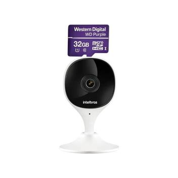 Câmera Ip Wi-fi Mibo Imx C Intelbras + Cartão 32gb WD Purple - Câmera ...