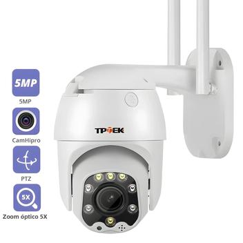 Câmera IP WiFi PTZ 5MP com Zoom Ótico 5X - Vigilância em Cores para ...