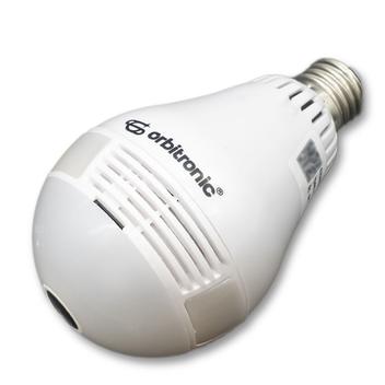 Camera Lampada Segurança Espia Wifi Visão Noturna Orbitronic - Câmera ...