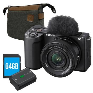 Camera Mirrorless Sony Zve-10 Versão II 16-50mm Com Bateria Extra ...