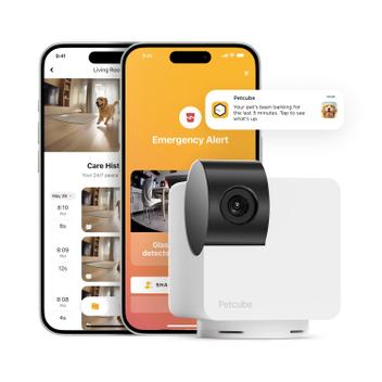 Câmera Petcube Cam 360° WiFi - Interativa, 1080p HD - Câmera de ...