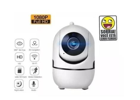 Camera Robo De Vigilancia Wifi - Ip Camera - Câmera Inteligente ...
