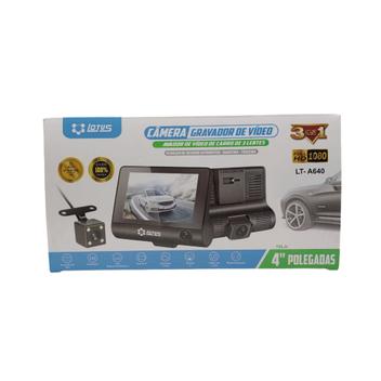 Camera Veicular Para Carros Gravador de Vídeo 3 Lentes LT-A640 - Lottus ...