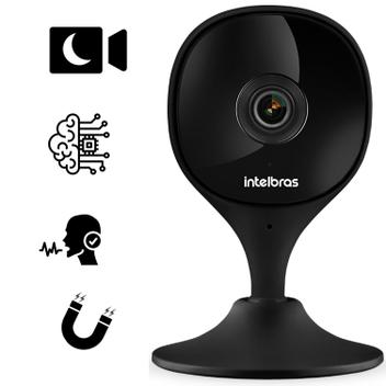 Câmera Wi-fi Full Hd Imx C Preta Intelbras Interação Por Voz - Câmera ...
