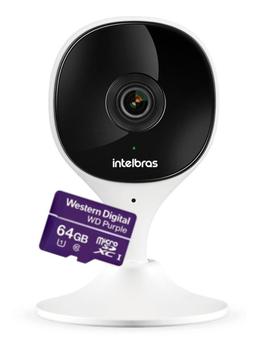Câmera Wifi Imx C/ Alarme E Microfone +cartão 64gb Intelbras - Câmera ...