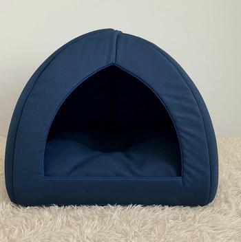 Caminha Pet Oca Cama Toca Suede 2 em 1 para Cachorro e Gato - LMM pets - Arranhador para Gatos ...