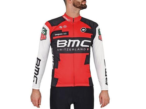 Camisa BMC Manga Longa Ziper Dry Fit Mtb Bicicleta Ciclismo Bike ...