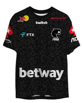 Camisa Camiseta Full Print Uniforme Furia Manga Curta - Red Route ...