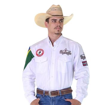 Camisa Country Radade Manga Longa Rodeio Cowboy Masculina - Camisas ...