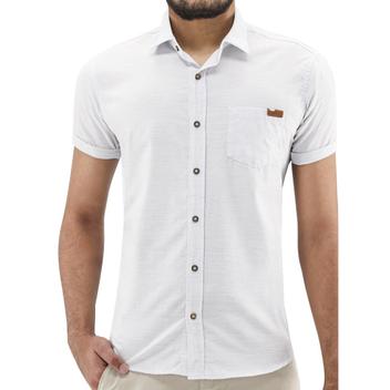 Camisa Manga Curta Casual Slim Masculina Ogochi - 1514141 - Camisas ...