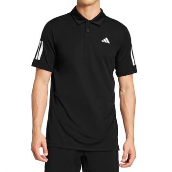 Camisa Polo Adidas Club Tennis 3STR Preta - Camisa Polo Esportiva ...