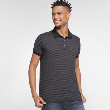 Camisa Polo Gangster Listrada Masculina - Camisas Pólo Masculinas ...