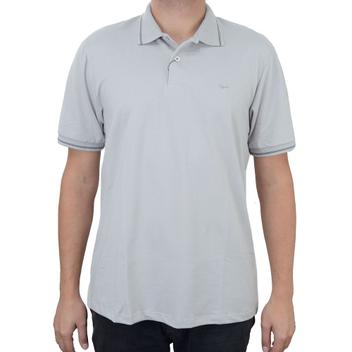 Camisa Polo Masculina Ogochi Casual Slim Cinza - 007494 - Camisa Polo ...
