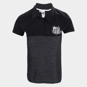 Camisa Polo Santos Barge Feminina - Braziline - Camisa de Time ...