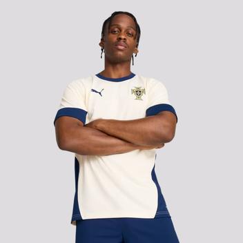 Camisa Puma Portugal Treino 2025 Off-White - Camisa de Time - Magazine ...