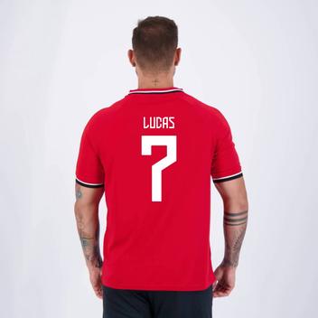 Camisa São Paulo Lucas 7 Listras Vermelha - Spr - Camisa de Time ...
