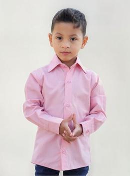 Camisa Social Infantil E Juvenil Manga Longa Lisa - Maximus - Outros ...