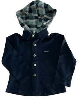 Camisa social malha piquet capuz destacabel bebe OLIVER - Camisa e Polo ...