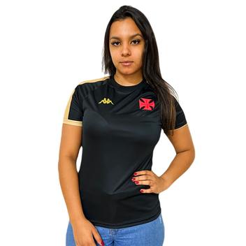 Camisa Vasco da Gama Baby Look Supporter Gold - Feminina - Kappa ...