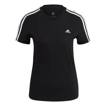 Camiseta Adidas Essentials Slim 3 Stripes Feminina GL0784 - Camisa e ...