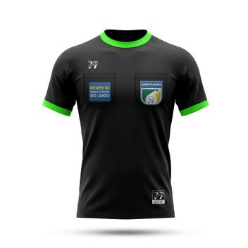 Camiseta Árbitro Futebol Profissional Arbitragem Dry - Sete Sete ...