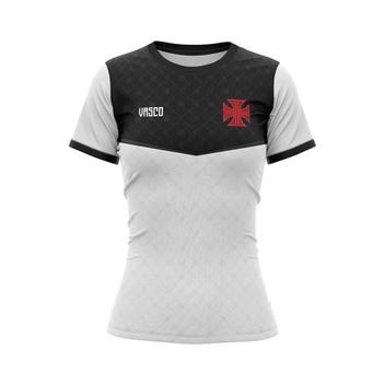 Camiseta Braziline Vasco Paragon - Feminina - Preto/Branco - Camisa e ...