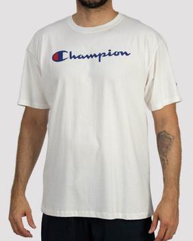 Camiseta Champion ATH Classic Script - Off White - Camiseta Feminina ...