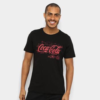 Camiseta Coca-Cola Manga Curta Masculina - Camiseta Masculina ...
