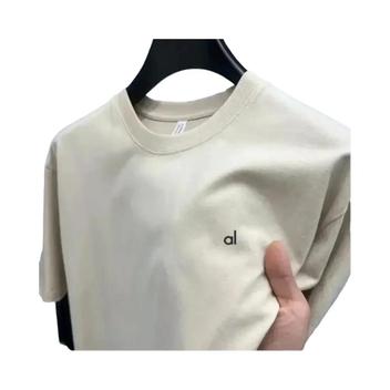 Camiseta De Manga Curta Feminina 2025 Marca De Moda Alo Impressão Y2k ...
