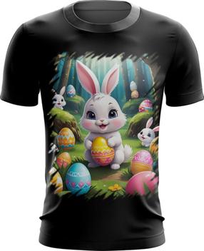 Camiseta Dryfit Coelhinho da Páscoa Traço Infantil 19 - Kasubeck Store ...