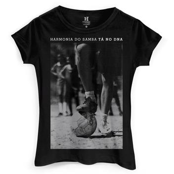 Camiseta Feminina Harmonia do Samba Tá no DNA Futebol - bandUP ...