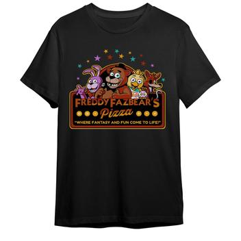 Camiseta Fnaf Freddy Fazbear's Pizza Fantasy And Fun Game - Abstract ...