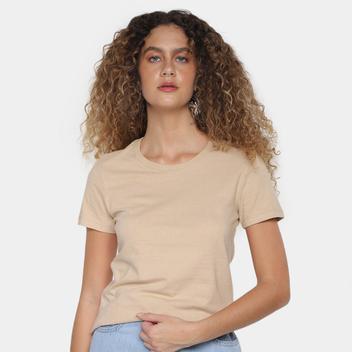Camiseta Hering Lisa Feminina - Camiseta Feminina - Magazine Luiza