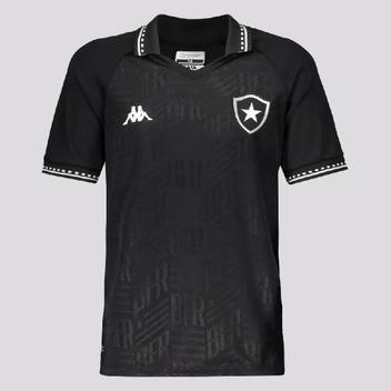Camiseta Kappa Botafogo Kombat Away II Player 2021 Masculina - Preta ...