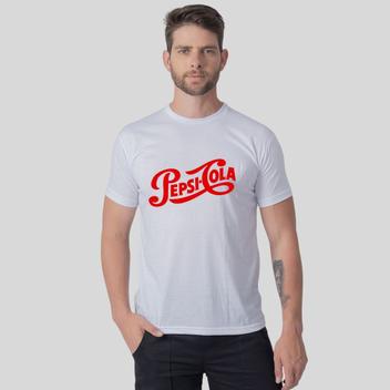 Camiseta Masculina Estampa Retrô Logo Design Pepsi Cola Manga Curta ...