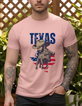 Camiseta Masculina Estampa Texas 100% Algodão Premium Estilo - Versitz ...