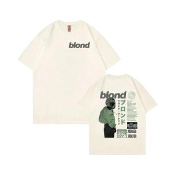Camiseta Masculina Grande Y2k Hip Hop Gráfica Frank Retro Ocean Album ...
