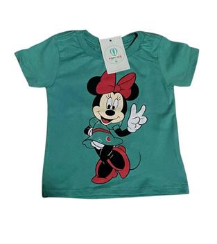 Camiseta Minnie Verde Tam.3 - Disney - Outros Moda e Acessórios ...