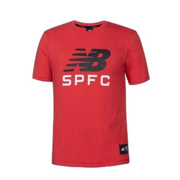 Camiseta New Balance Torcedor SPFC Masculina - Vermelho - Camisa e ...