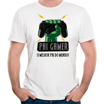 Camiseta pai gamer o melhor pai do mundo camisa dia dos pais - Mago das ...