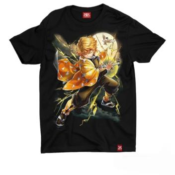 Camiseta Plus Size Demon Slayer - Zenitsu - Chemical - Camiseta Plus ...
