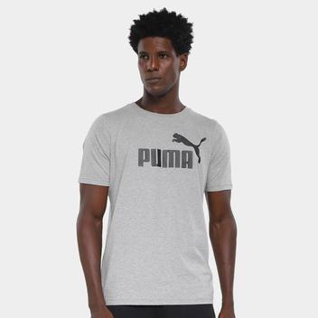 Camiseta Plus Size Puma Essentials Logo Masculina - Camisa e Camiseta ...