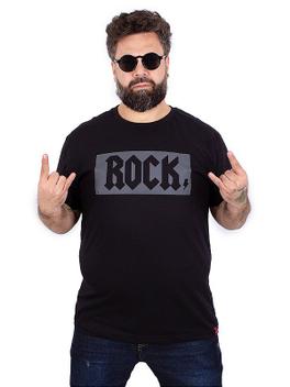 Camiseta Plus Size Rock Preta. - Art Rock - Camiseta Plus Size ...