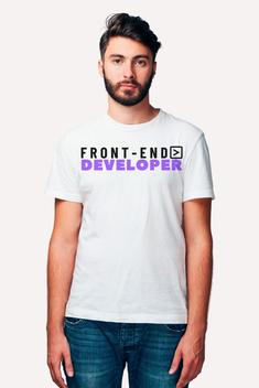 Camiseta Programador Front-End Developer - nerd chic - Camiseta ...