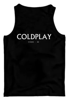 Camiseta Regata Coldplay Símbolo Infinito Camisa Masculina ...