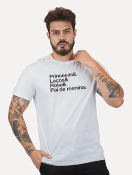 Camiseta Reserva Masculina Regular Pai De Princesa Branca - Camiseta ...