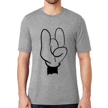 Camiseta Rock Hand - Foca na Moda - Camiseta Masculina - Magazine Luiza